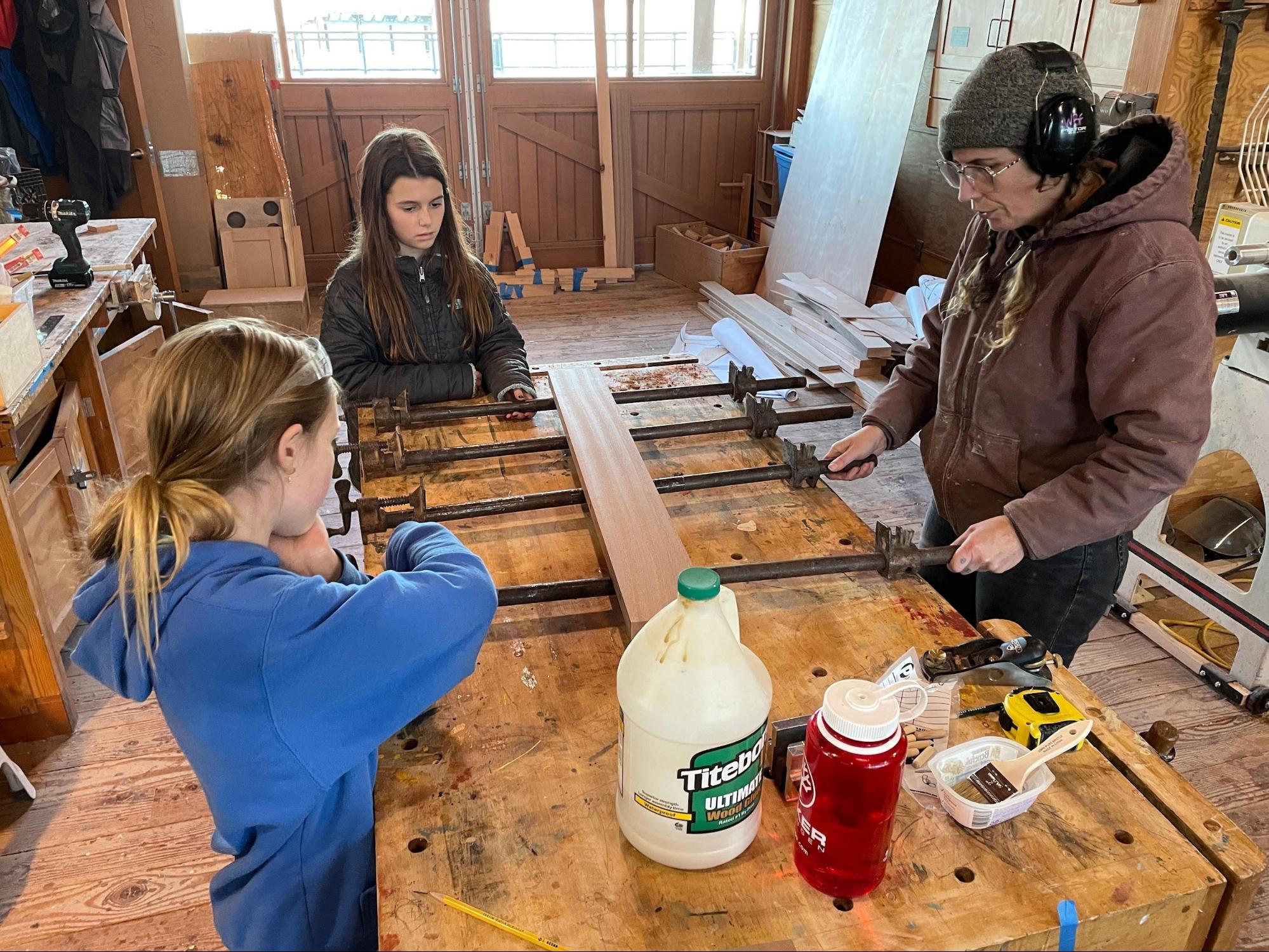 Girls' Boat Project: Transom Building & Tool Practice! | Northwest Maritime